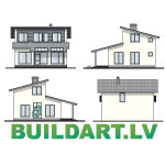 Brīvdienu mājas projekts “Strazds”, 120m2 – BUILDART.LV